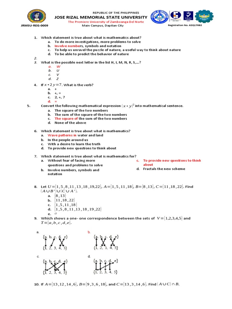 Mathematics in The Modern World Midterm | PDF | Teaching Methods & Materials