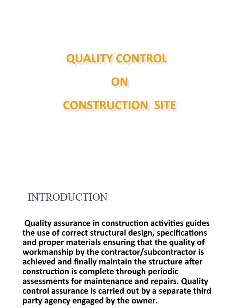 Quality Control | PDF