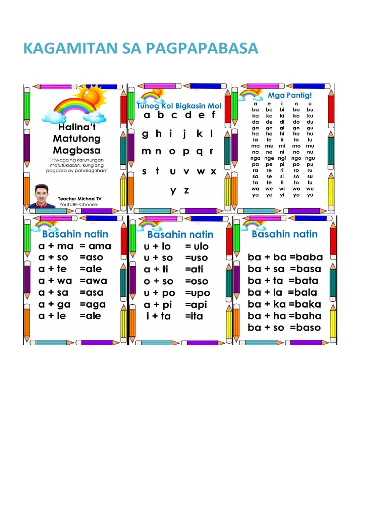 Kagamitan Sa Pagtuturo NG Pagbasa | PDF