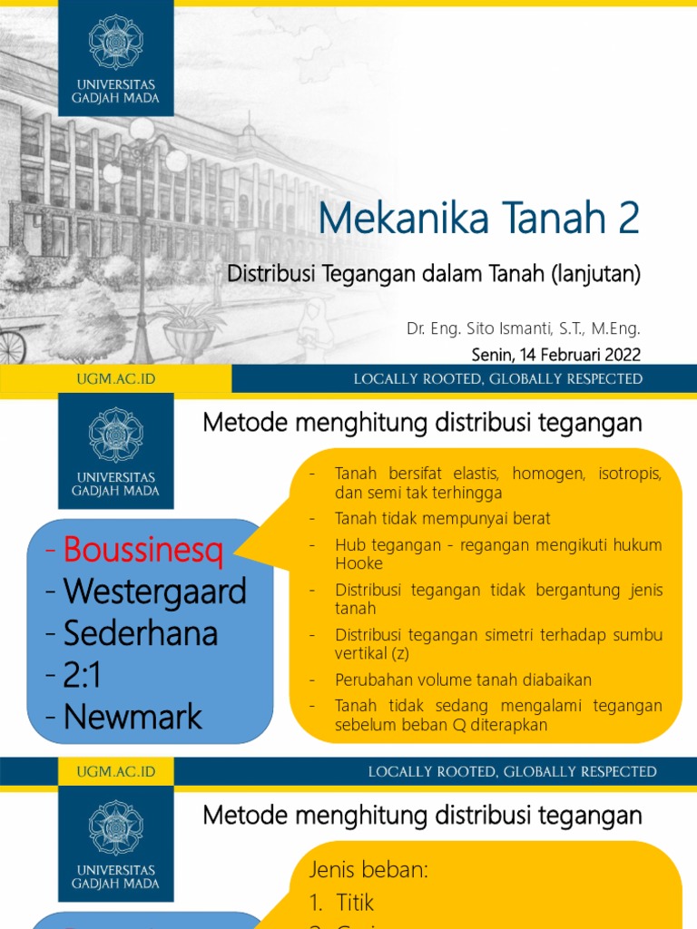 Mektan2 - Pendahuluan - Distribusi Teg - 2 PDF | PDF