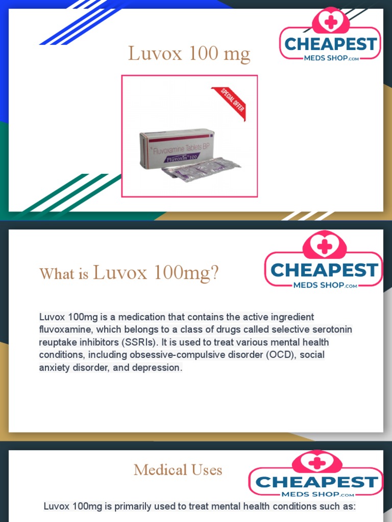 Luvox 100 MG | PDF