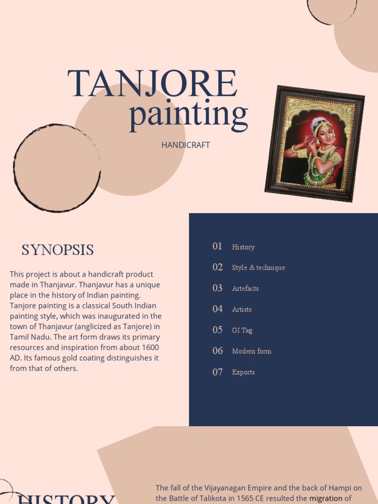 Tanjore Painting: History and Techniques | PDF