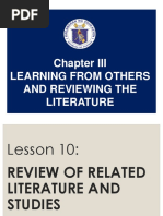Writing RRL and RRS: Key Guidelines | PDF | Methodology | Academic ...