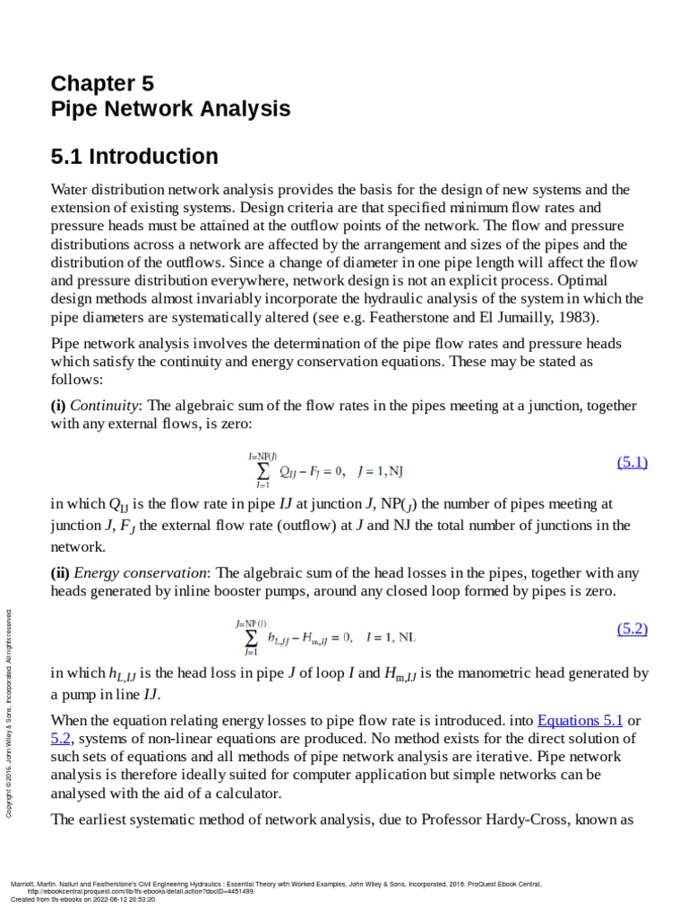 Nalluri and Featherstone's Civil Engineering Hydra... - (Chapter 5 Pipe ...