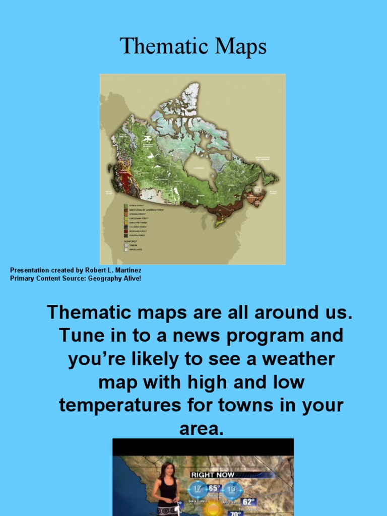 Geography Thematic Maps | PDF