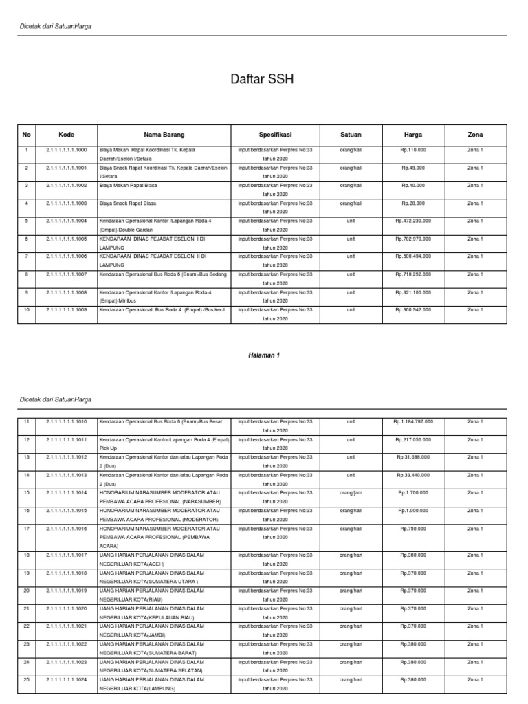 SSH Lampung 2023 PDF | PDF