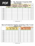 CRITERIA FOR JUDGING Poster Making | PDF