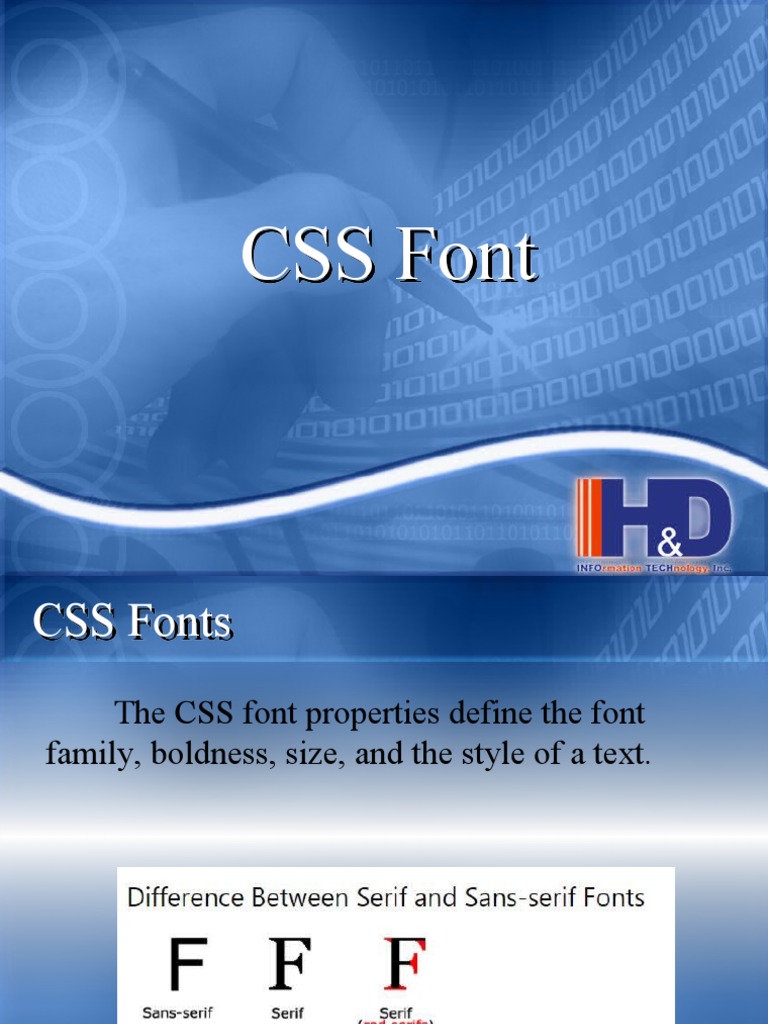 9 CSS Font | PDF