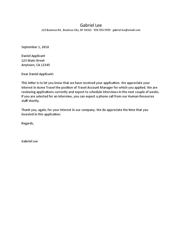Response To Applicant | PDF