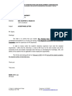 Deployment Letter - Sample | PDF | Government | Business