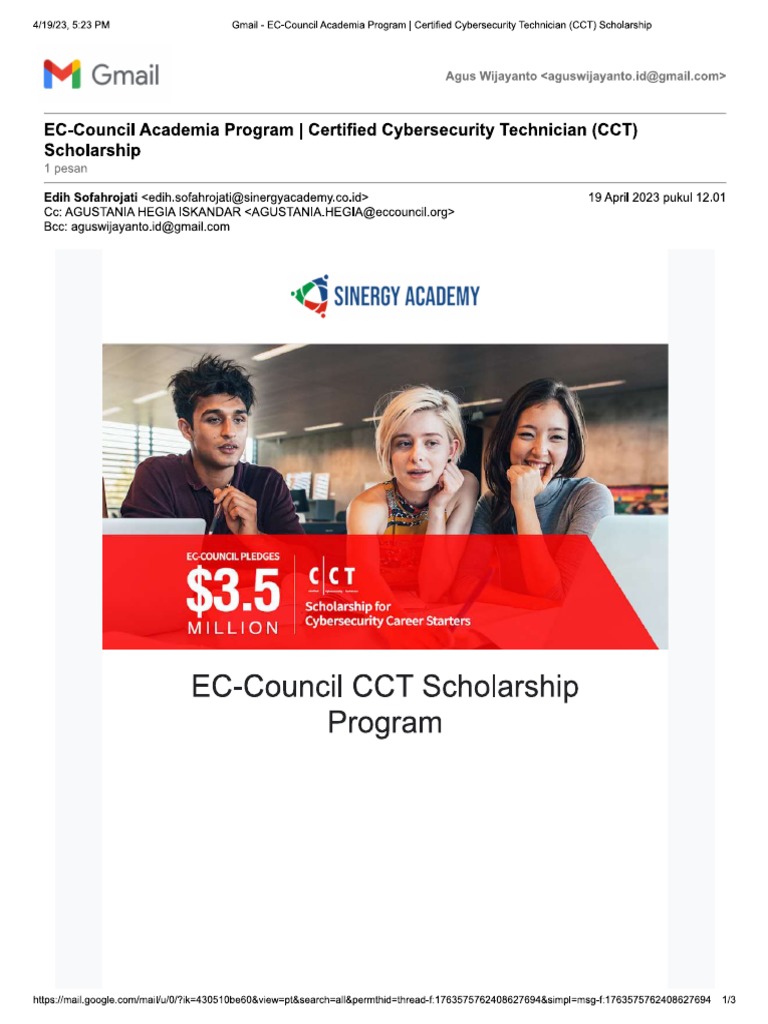 Undangan Beasiswa CCT | PDF