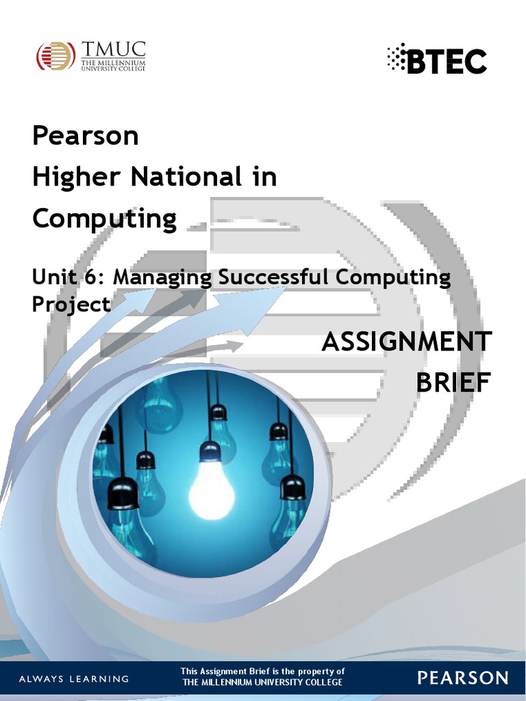 Unit 6 Assignment (Fall 2022) PDF | PDF | Project Management | Evaluation