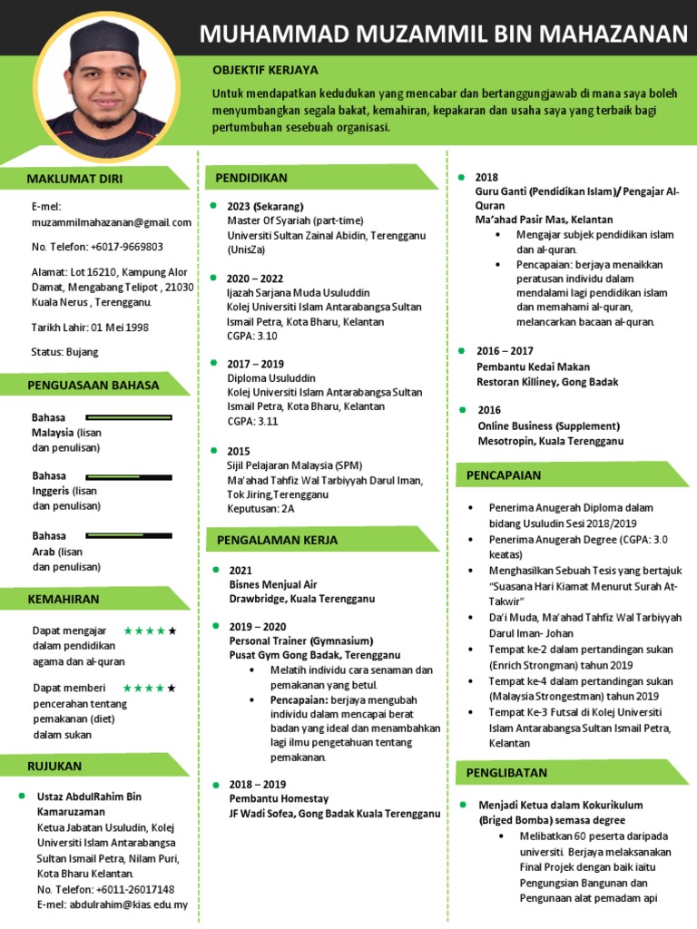 Muhammad Muzammil Bin Mahazanan PDF | PDF