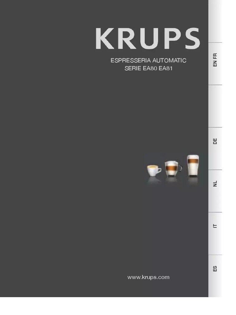 Manual Krups Roma EA8108 (Español - 90 Páginas) | PDF
