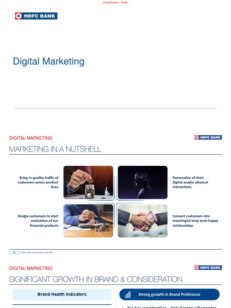 HDFC Digital Marketing PDF | PDF