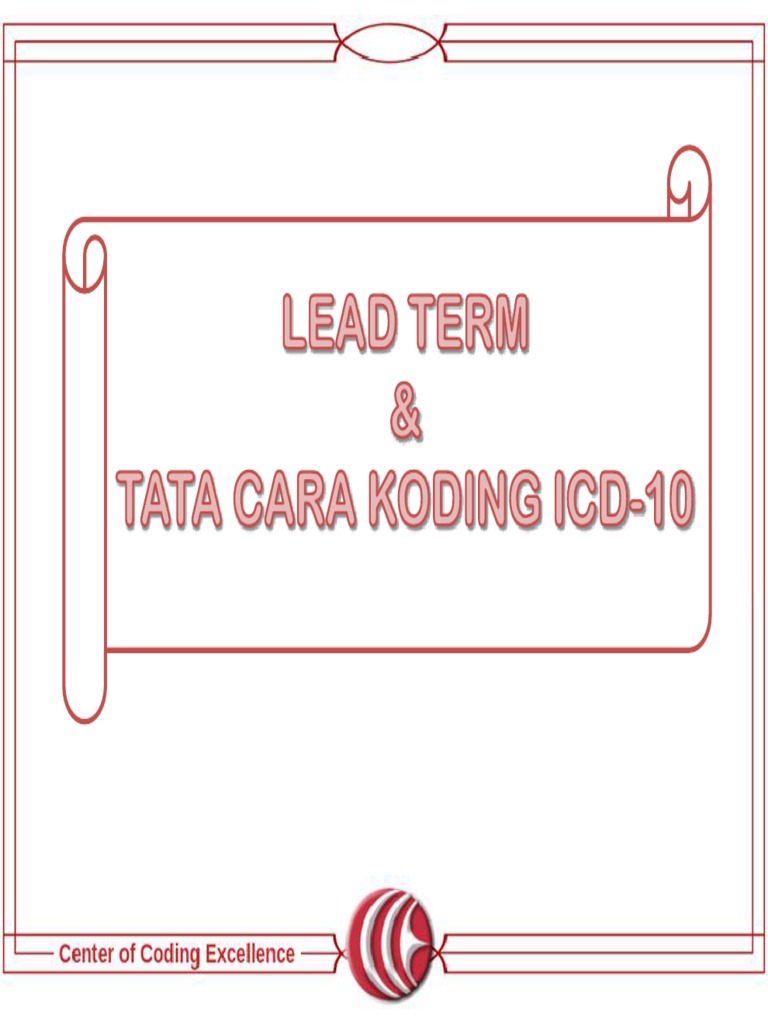 Lead Term & Tata Cara Koding Icd-10 PDF | PDF