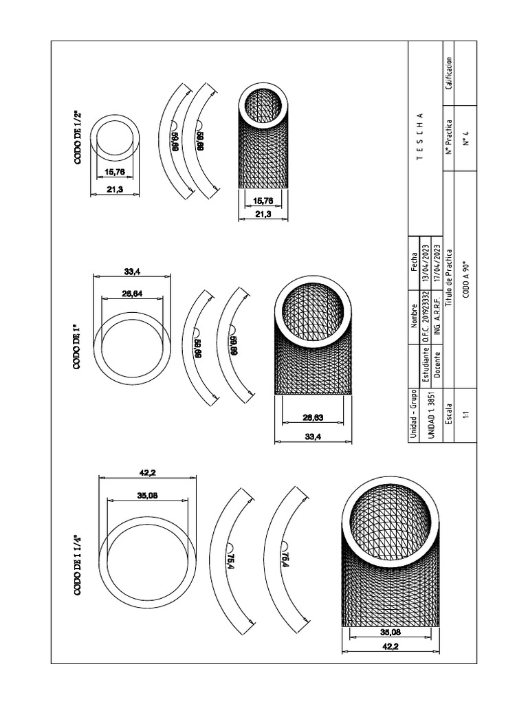 Codos de 90° PDF | PDF