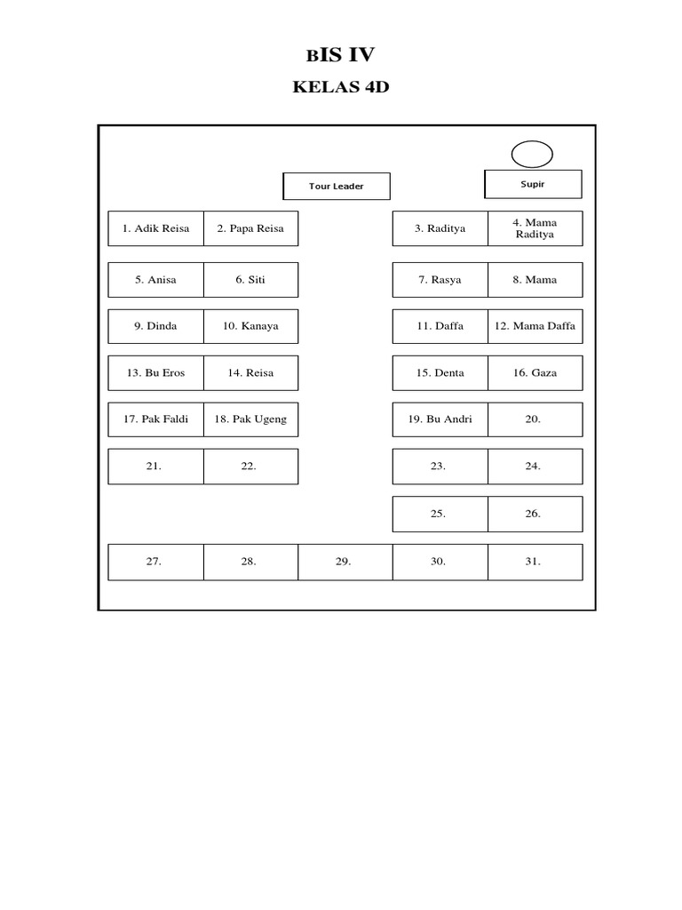 Denah Seat 30 BIS 4.pdf | PDF