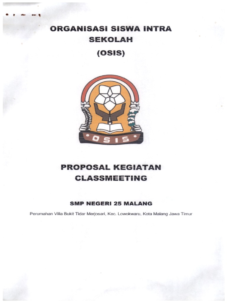 Proposal Class Meeting | PDF
