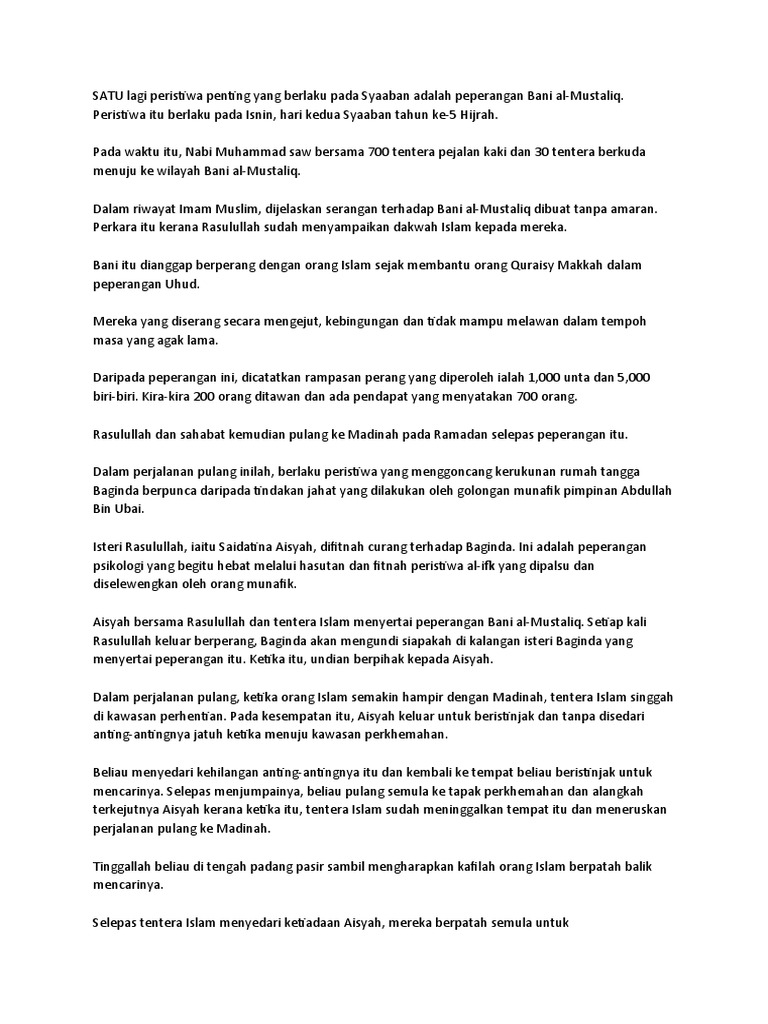 Kisah Saidatina Aisyah Pdf