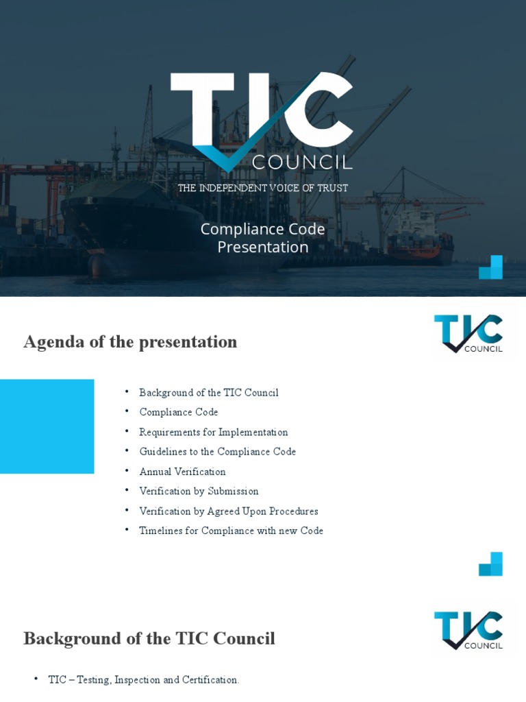 TIC Council Compliance Training Guide - Final | PDF | Regulatory ...