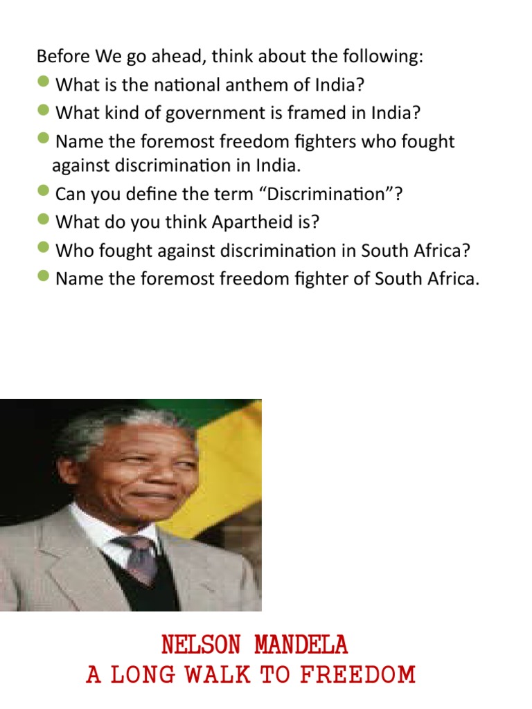 Nelson Mandela-A Long Walk To Freedom | PDF