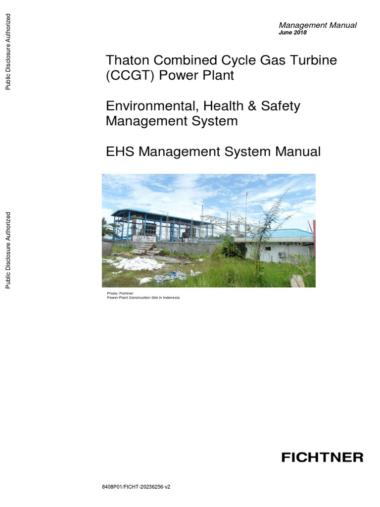 FICHT 20236256 v2 Thaton CCGT Final EHS MS Rev2 | PDF | Air Pollution ...