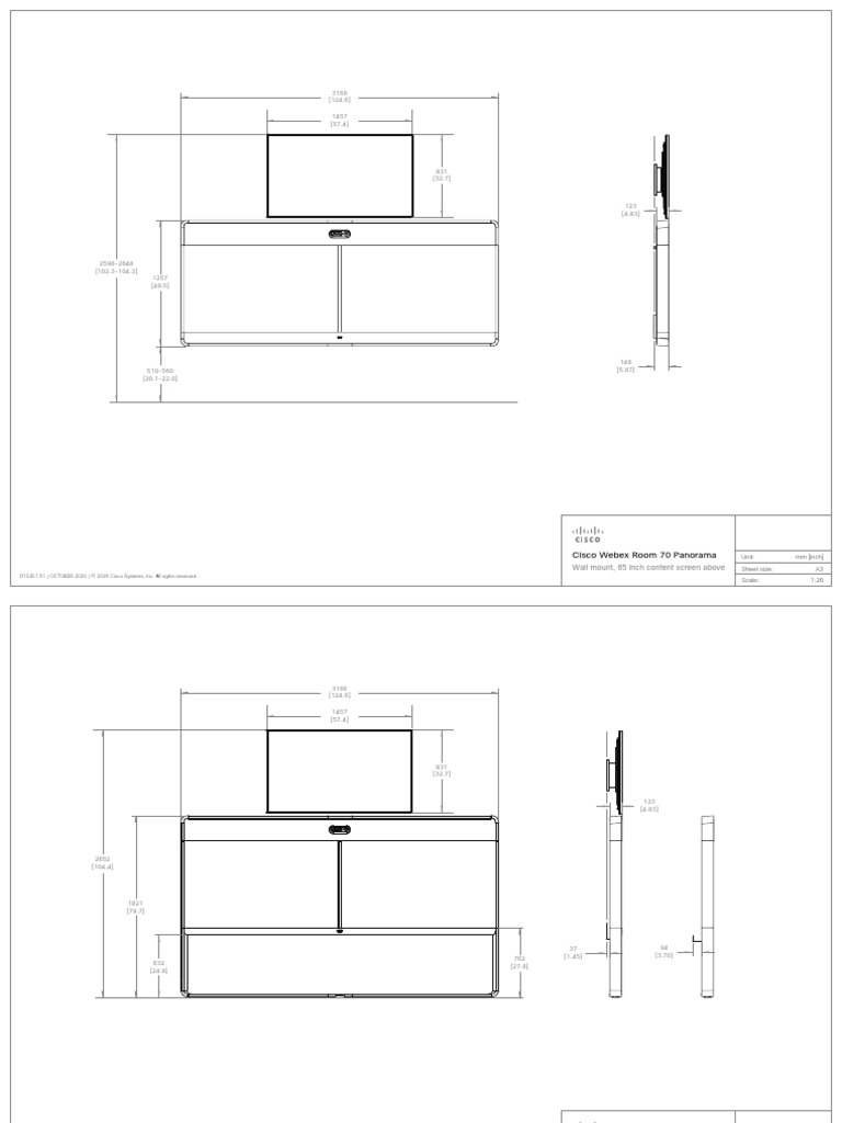 Room 70 Panorama Cad Drawings PDF | PDF