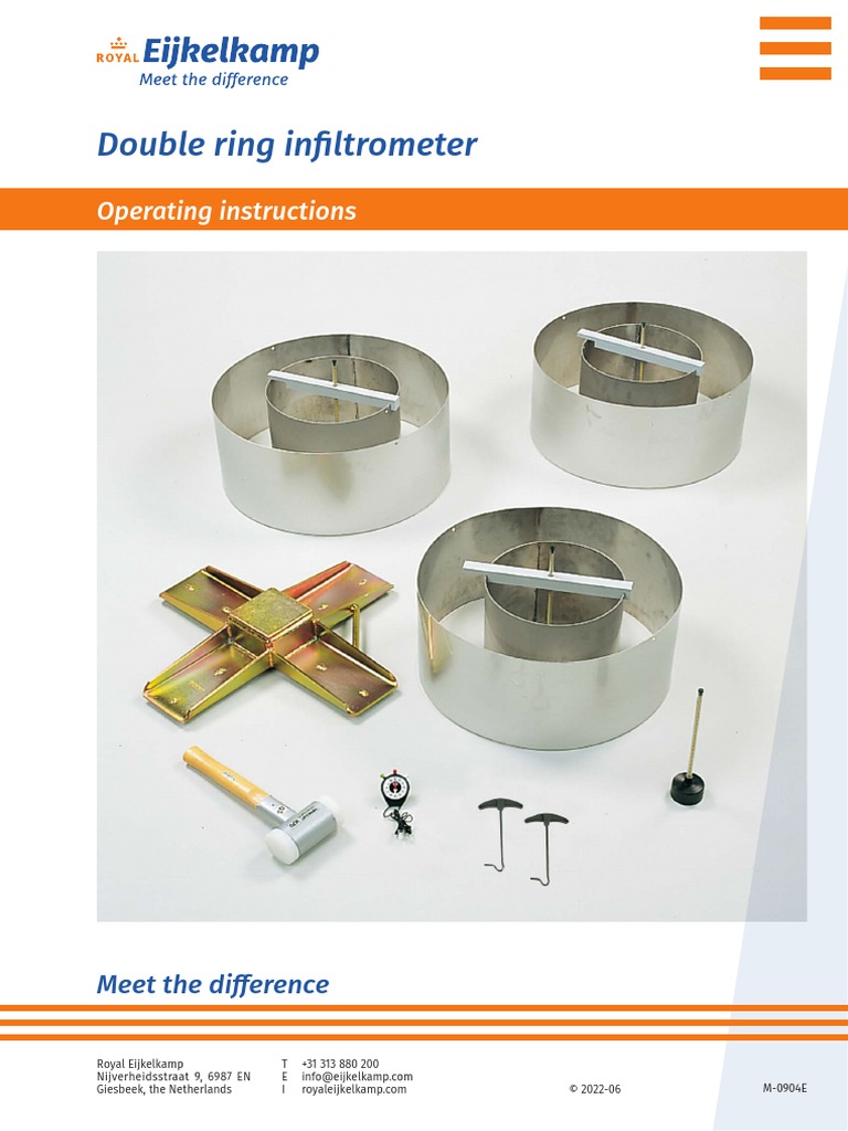 Double Ring Infiltrometer PDF | PDF