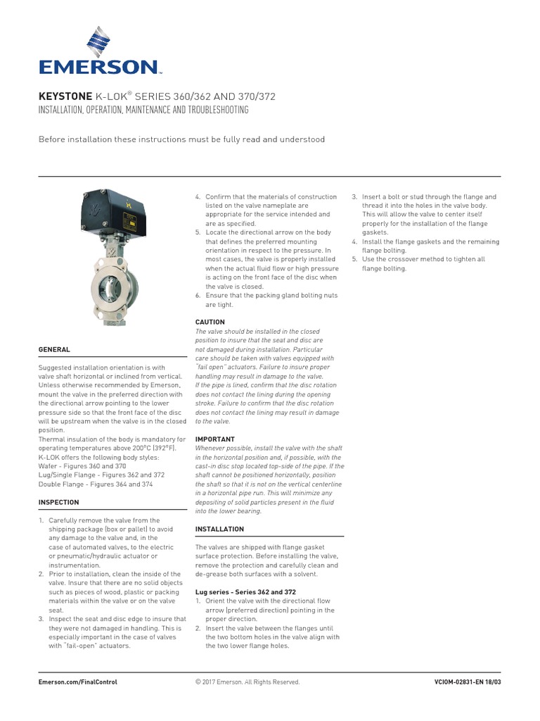 Manuals K Lok Series 360 362 370 372 Keystone en en 5196826 PDF | PDF