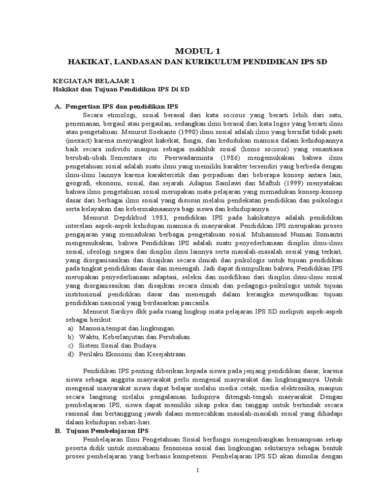 RESUME IPS Tugas | PDF