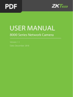 ZKTeco IP Camera User Manual | PDF | Ip Address | Port (Computer Networking)