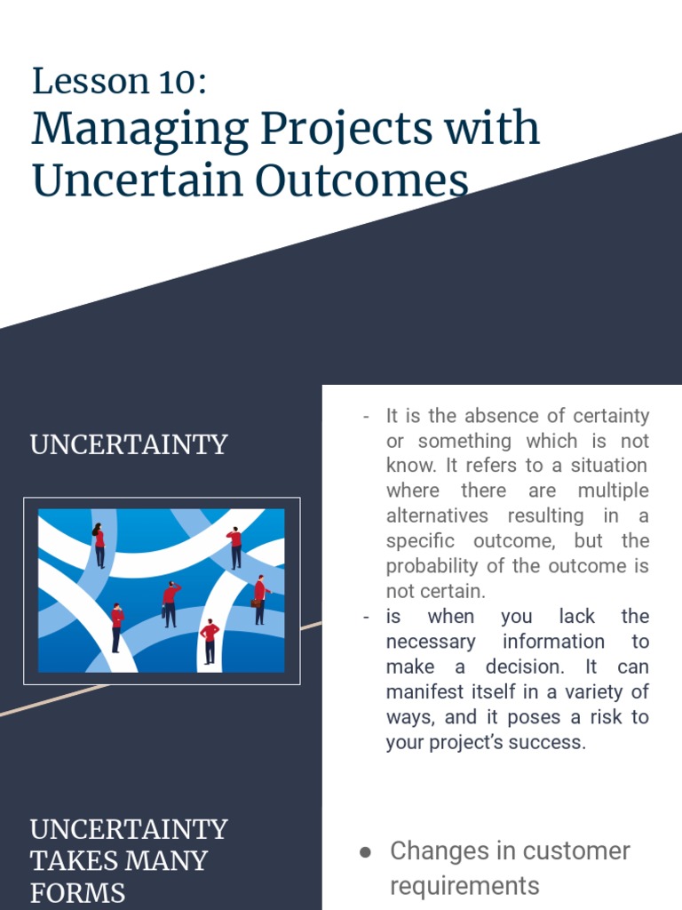 Managing Project Uncertainty and Risks | PDF | Risk | Uncertainty