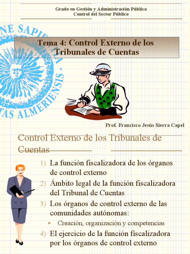Tema4.Control Externo Tribunales Cuentas | PDF