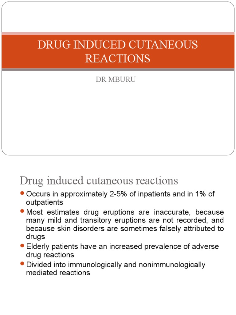 Drug Induced Skin Reactions | PDF | Antibody | Immunology