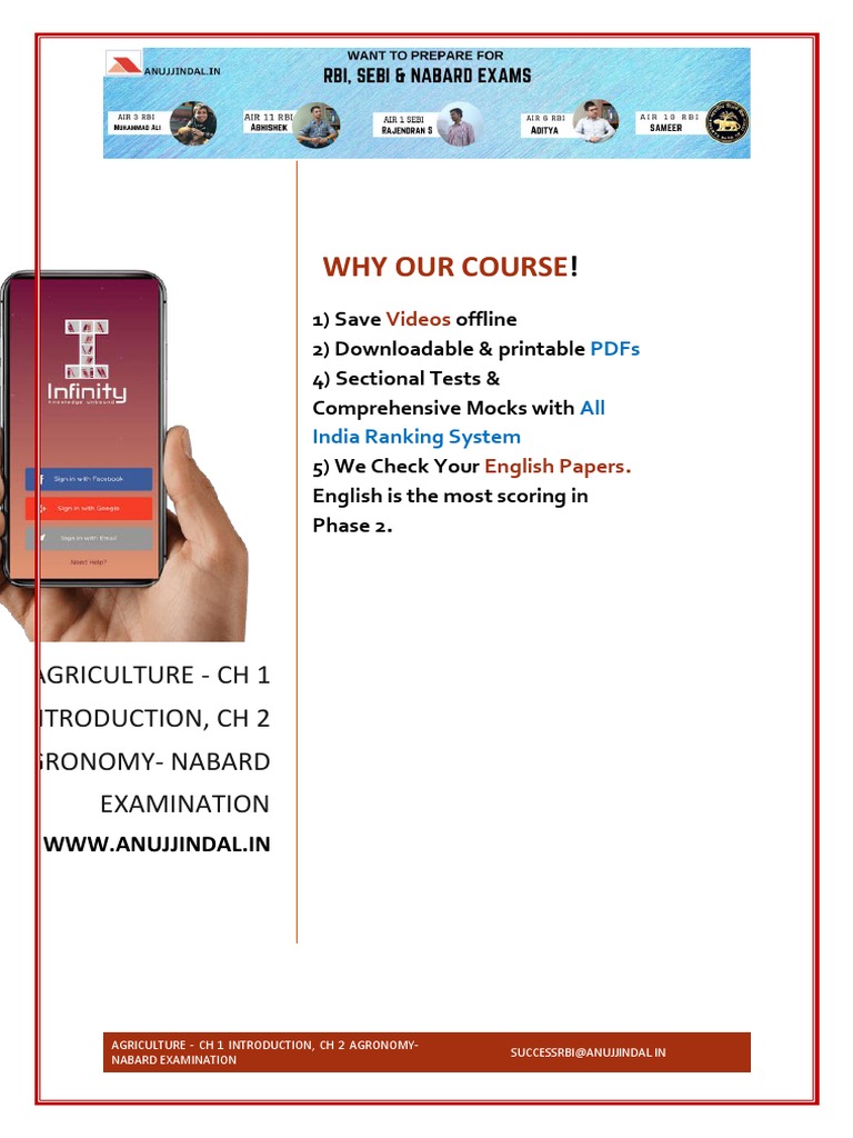 Agri Chapter 1 and 2 Agri Intro and Agronomy 1 PDF | PDF