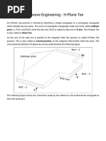 E-Plane Tee in Microwave Engineering | PDF