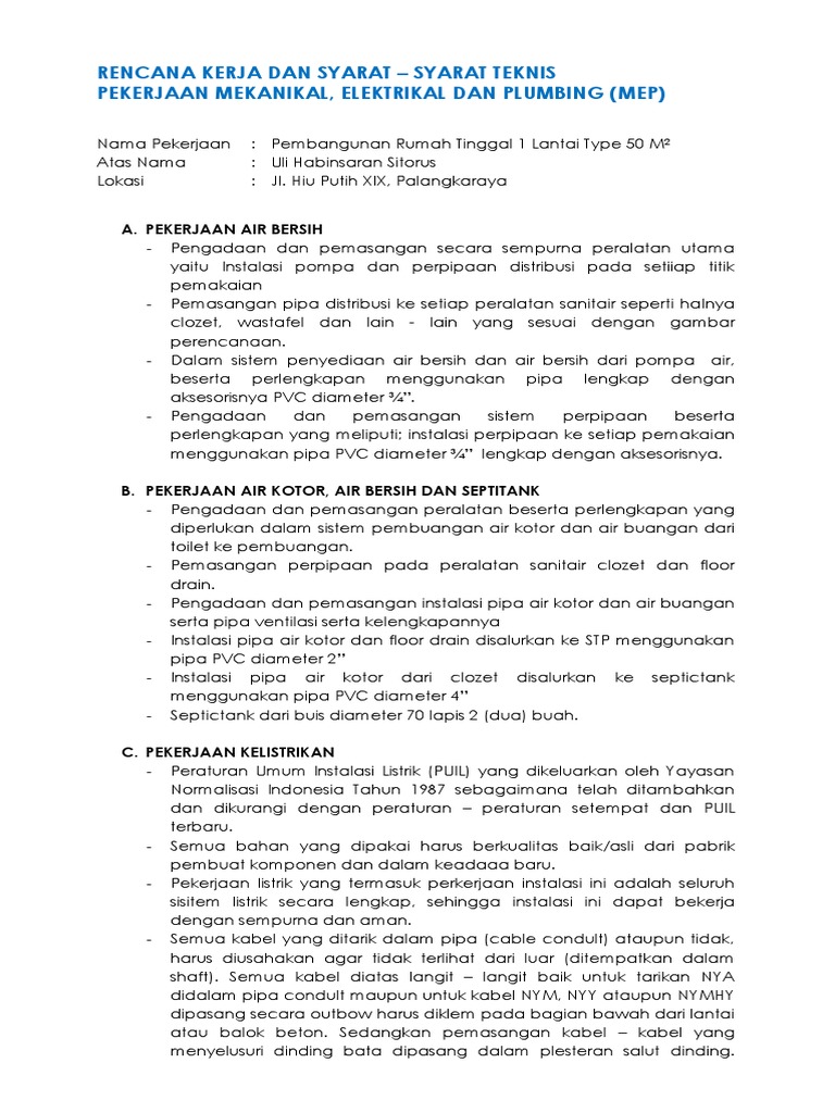 Spektek MEP T50 | PDF