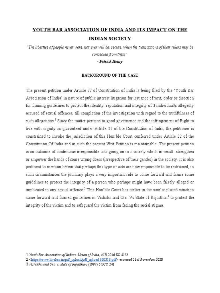 Case Commentary - Internship | PDF | Mandamus | Judiciaries