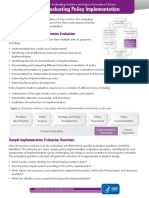 Policy Implementation Matrix Template | PDF | Career & Growth | Finance & Money Management