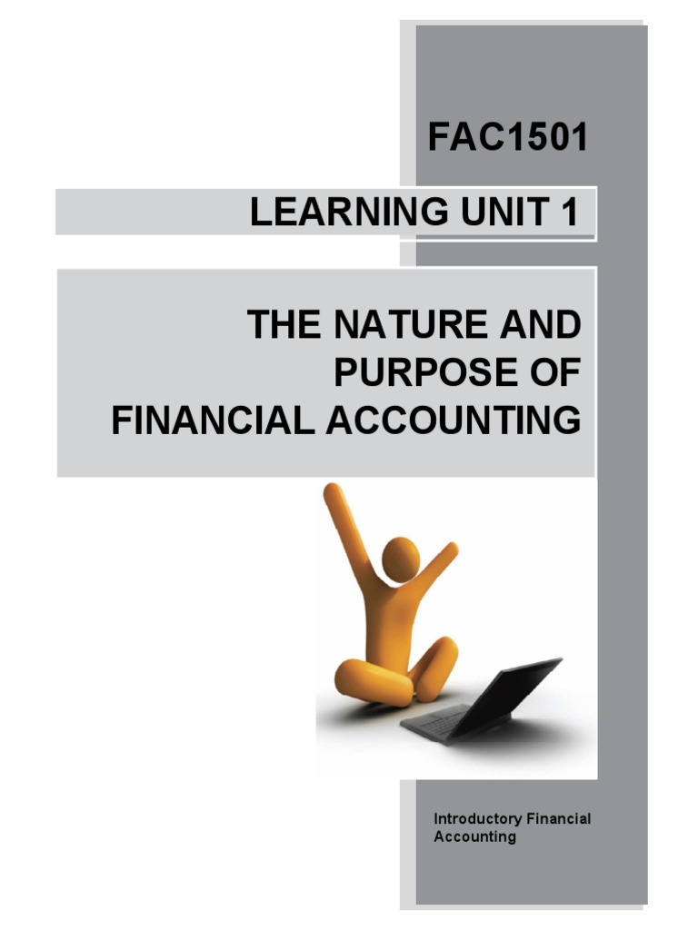 FAC1501 Learning Unit 1 PDF | PDF | Accounting | Financial Accounting
