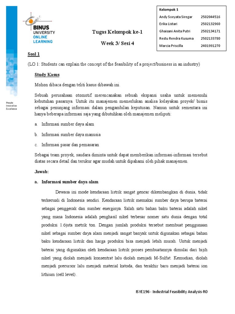 2221 Isye6196037 Mfde TK1-W3-S4-R0 Team1 | PDF