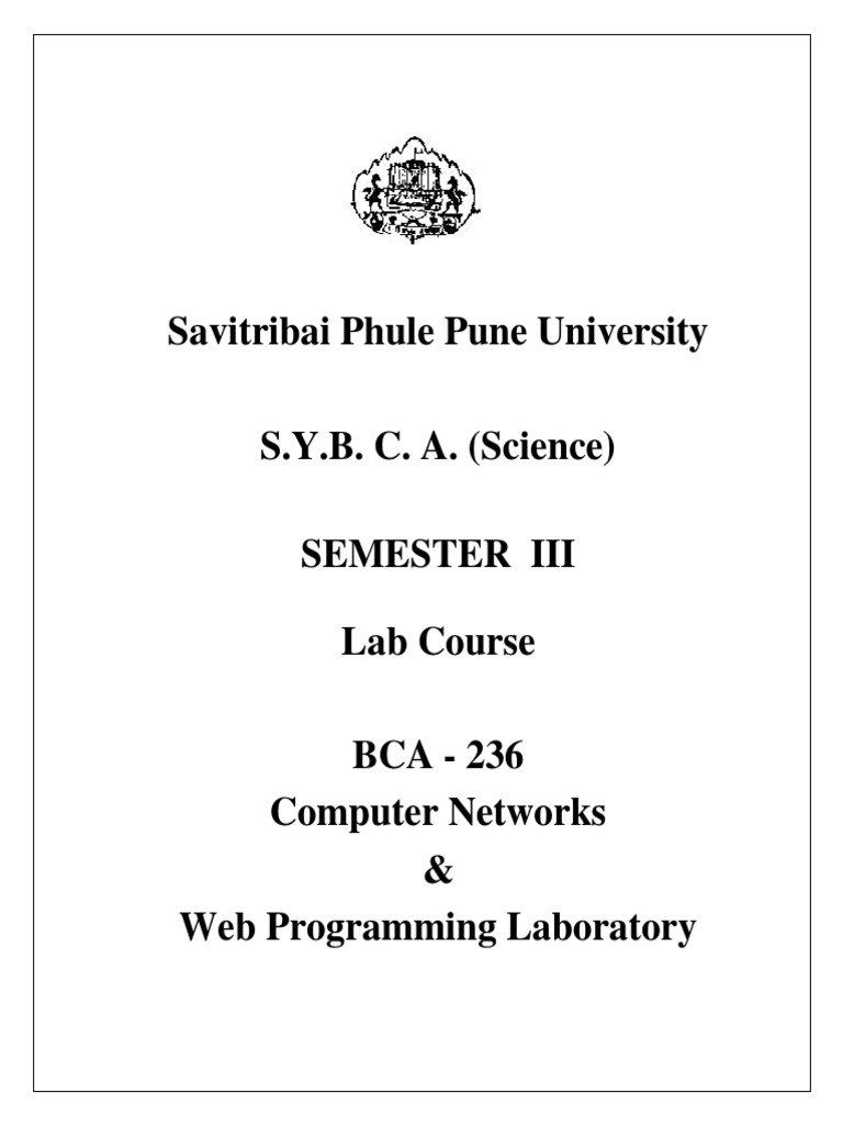 BCA 236-Computer Networks & Web Programming Laboratory PDF | PDF BCA 236-Computer Networks & Web Programming Laboratory PDF | PDF