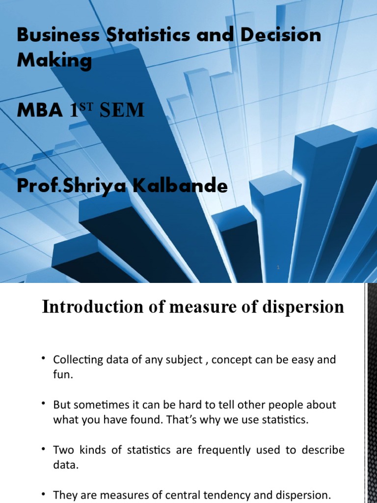 Business Statistics and Decision Making | PDF