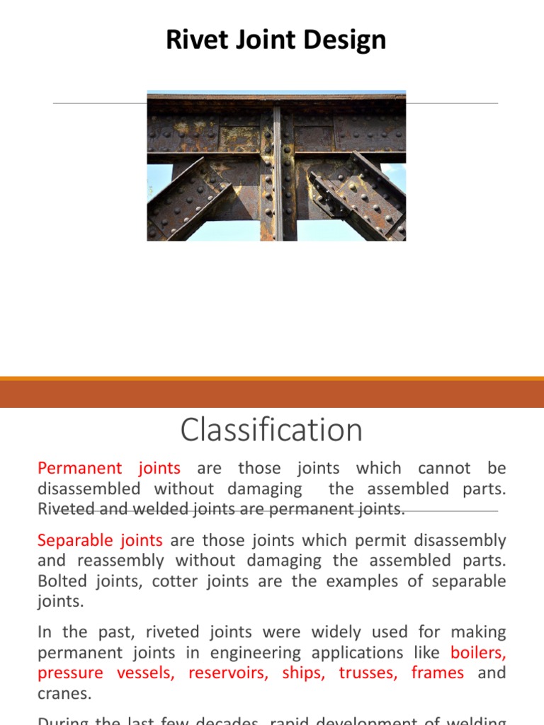 Design of Rivets (Part 1) | PDF