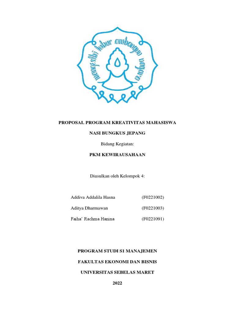 Kelompok 4 - Proposal KWU PDF | PDF