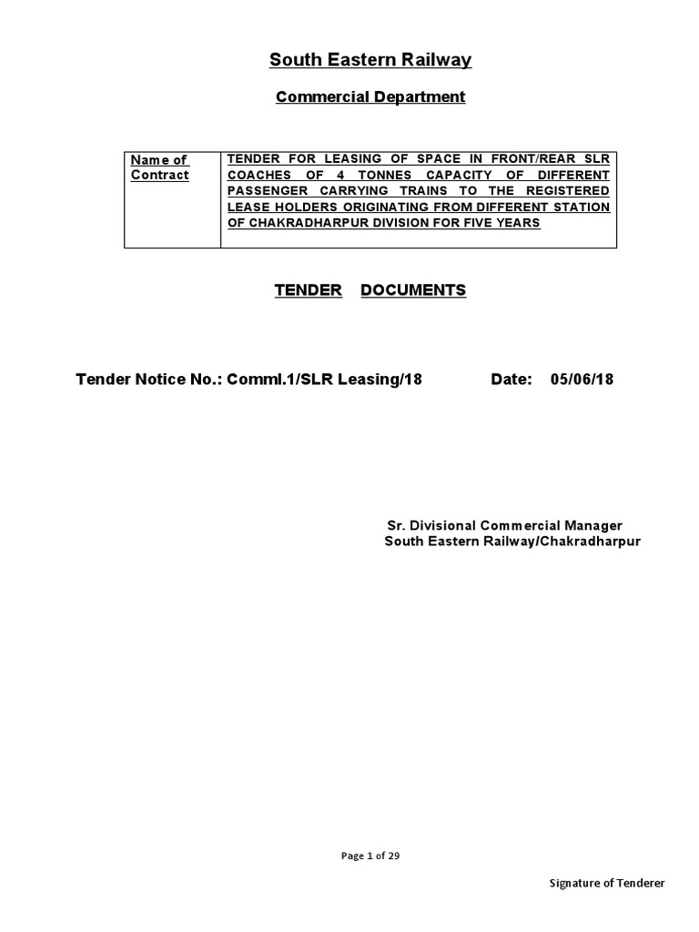 Tender of Payment Example | PDF