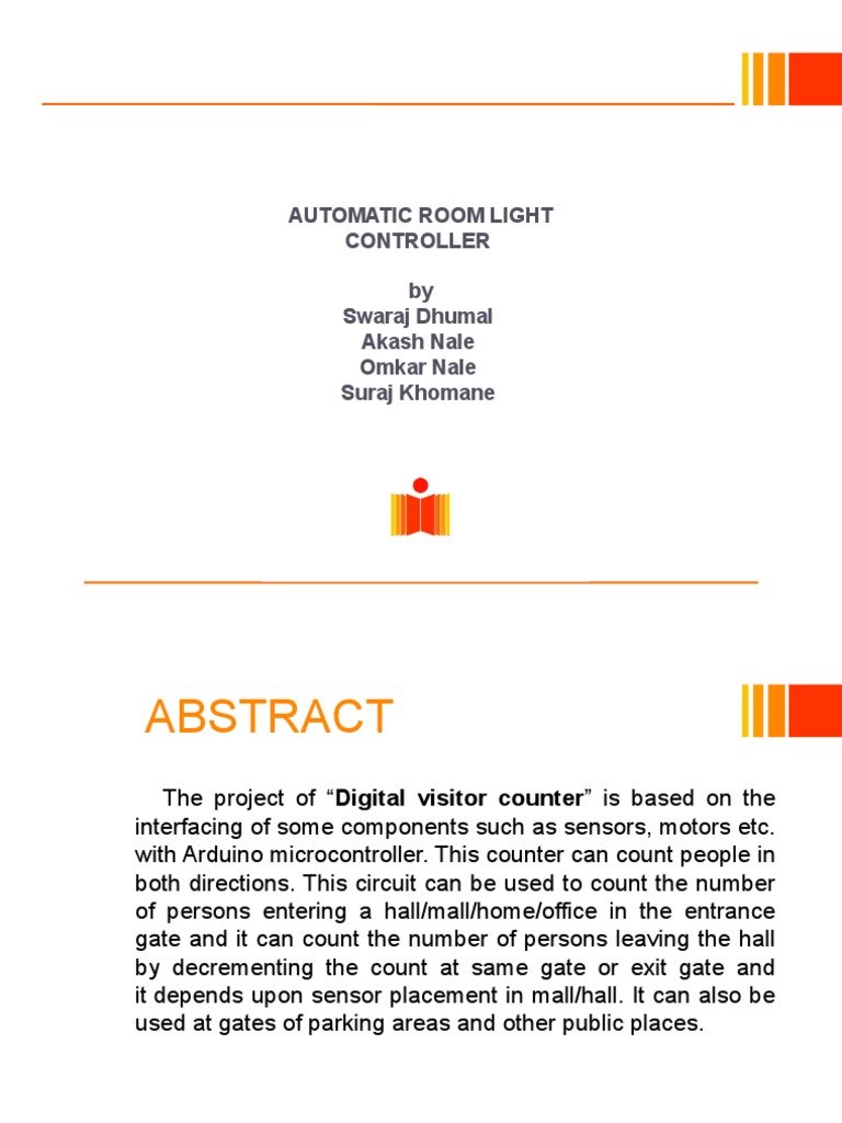 Automatic Room Light Controller | PDF