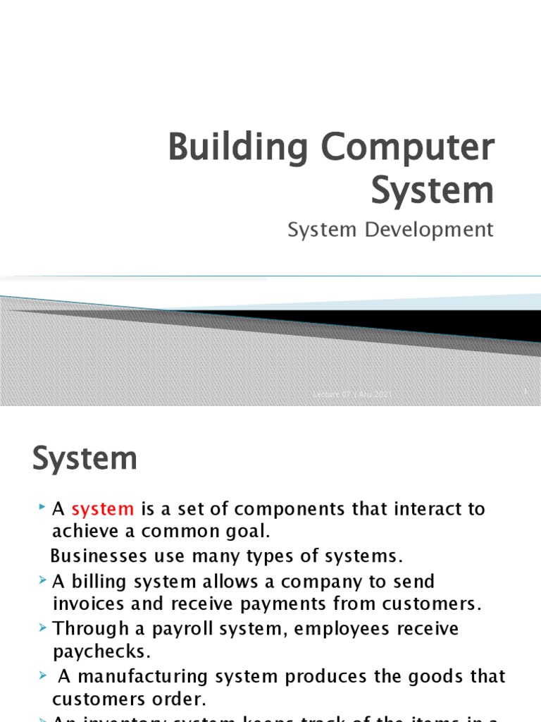 Lecture 07 Building Information System 2 | PDF