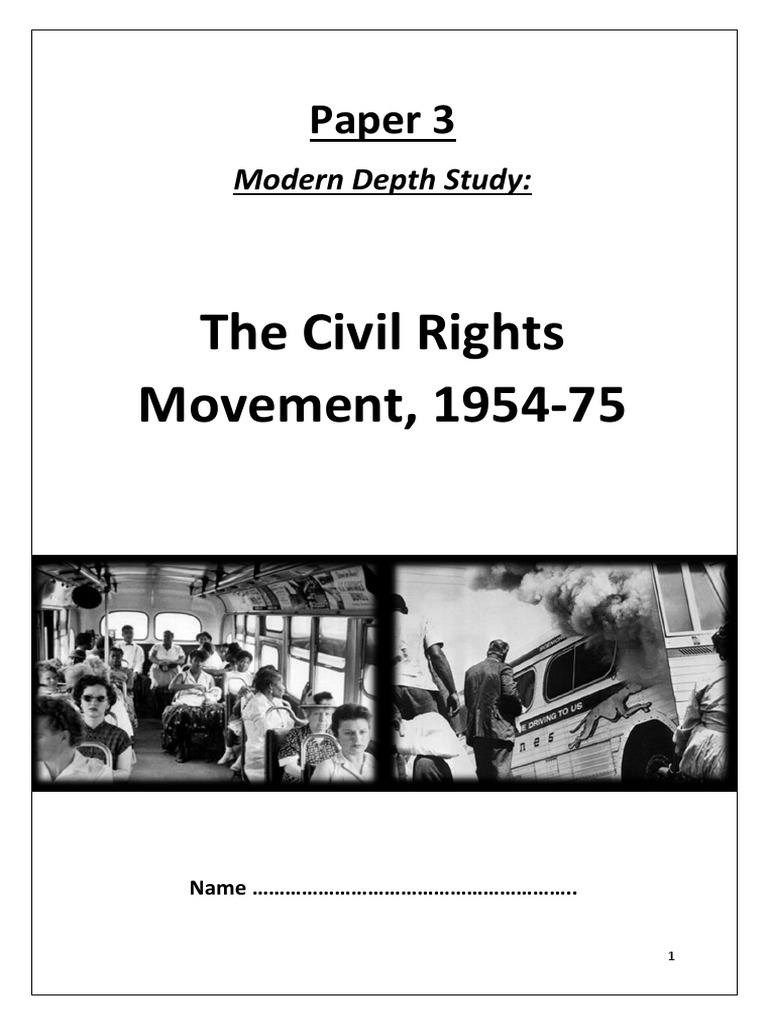 History Revision - Civil-Rights PDF | PDF